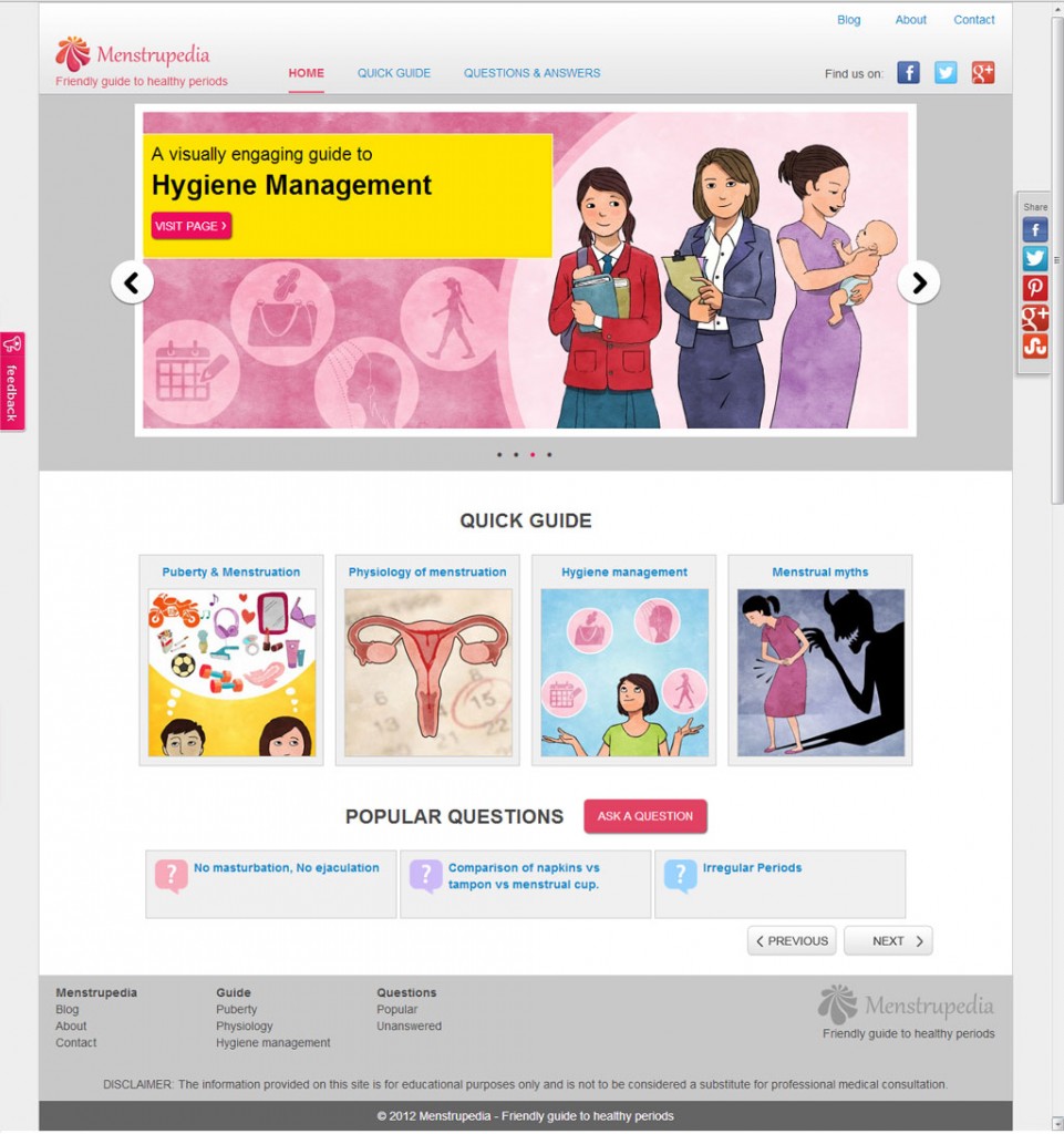 Menstrupedia Blog | Menstrupedia-Home page - Menstrupedia Blog