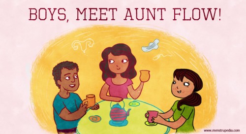 Menstrupedia Blog | Boys, Meet Aunt Flo! - Menstrupedia Blog