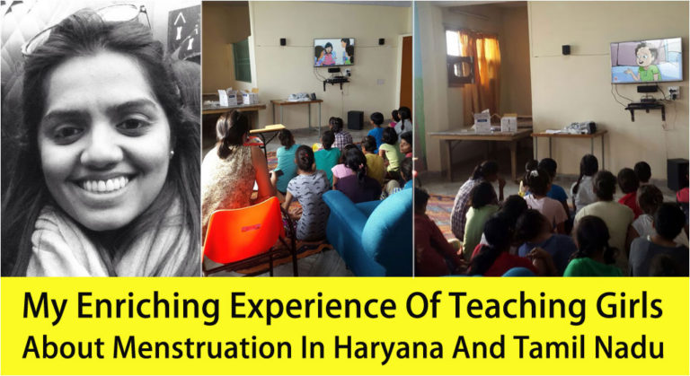 My Enriching Experience Of Teaching Girls About Menstruation In Haryana ...